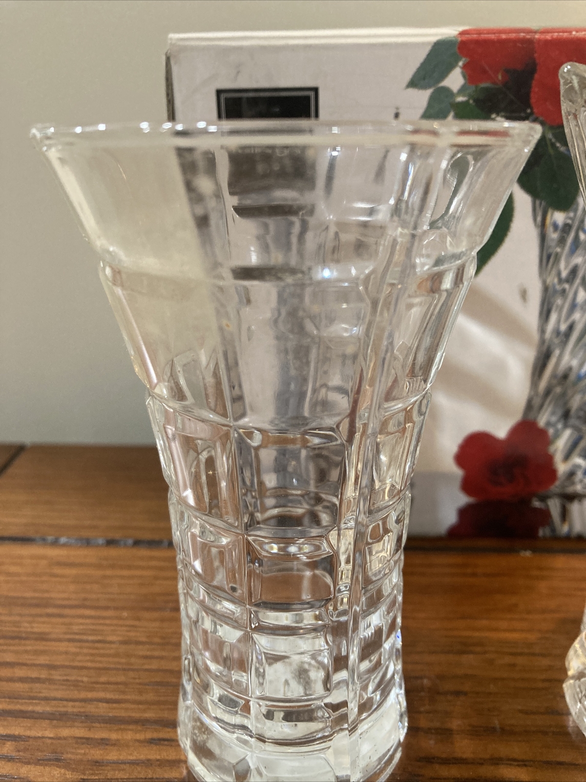 MIKASA Crystal TRIAD Set of 3 FLOWER BUD VASES | eBay