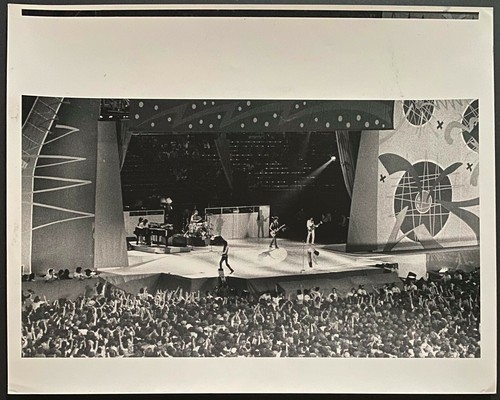 1981 Rolling Stones Concert Photo Seattle Kingdome Siegel Photographer ...