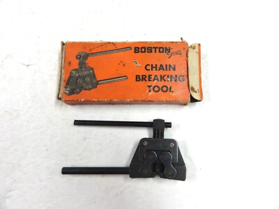 VINTAGE BOSTON GEAR USA CHAIN BREAKER TOOL #CB-60 ROLLER CHAINS IN BOX ...
