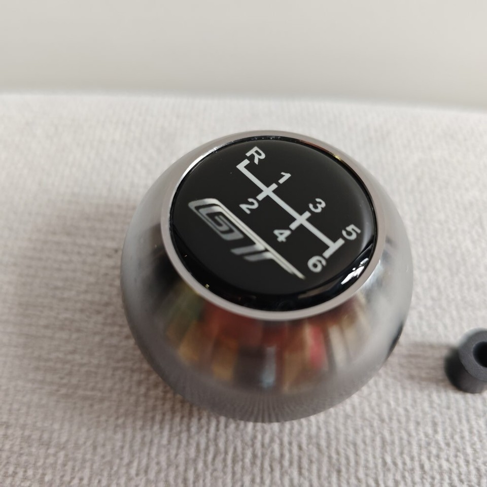 GUNMETAL GT RACE BALL 6SP WEIGHTED SHIFT BALL GEAR KNOB for FORD ...