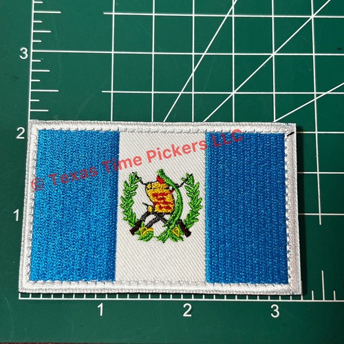 🔥PREMIUM Guatemala Flag Hook & Loop Morale Patch Mayan Tikal Guatemalan ...