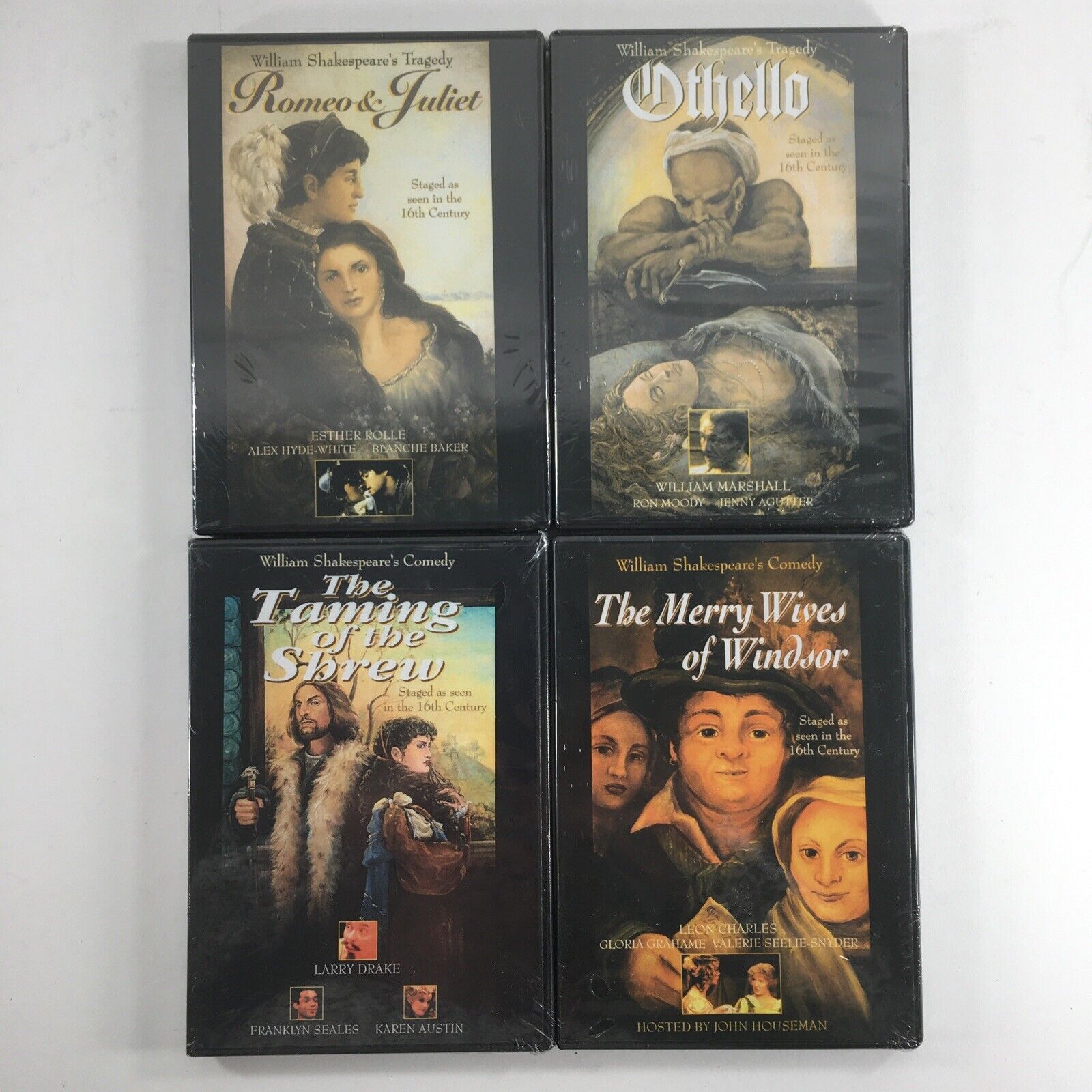 Lot of 5 Shakespeare OTHELLO, Romeo & Juliet Staged (like 16th Century ...