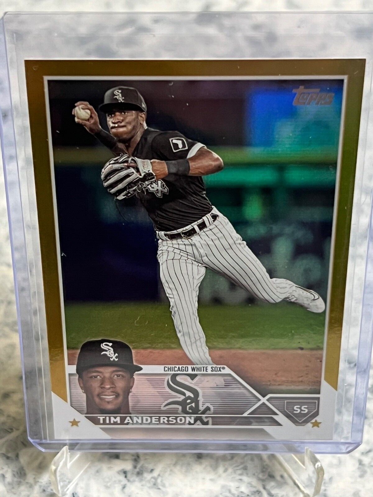 2023 Topps Series 1 Tim Anderson Gold Foil Parallel #282 Chicago White ...