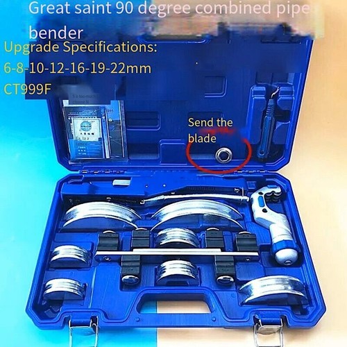 CT-999F Manual Bending Machine 6-22mm Copper Pipe Bender Refrigeration ...