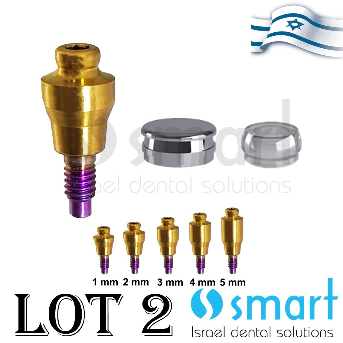 LOTx2 Equator Attachment set MIS conical V3 C1 SP Fit 1-5mm | eBay