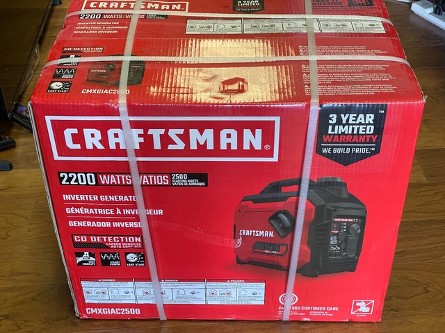 Craftsman CMXGIAC2500 2500i Portable Inverter Generator for sale online ...