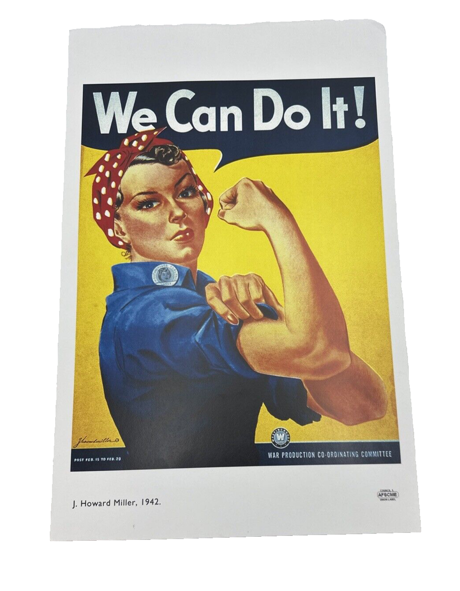 Rosie The Riveter Poster Blank How Do I Know That Face?