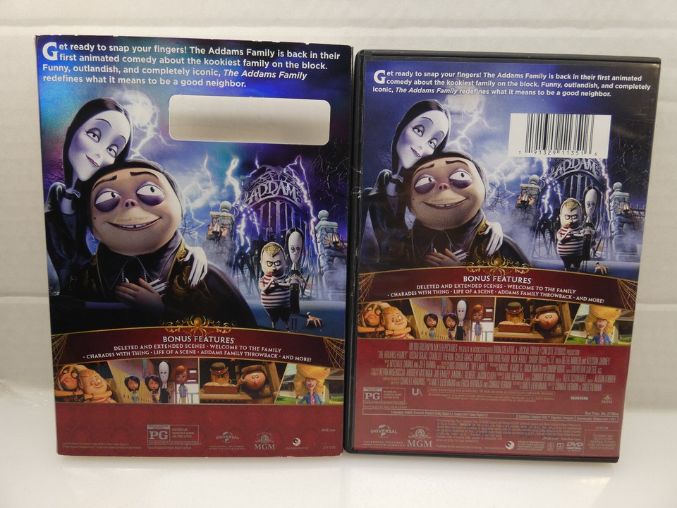 Addams Family: 2019 DVD Oscar Isaac, Charlize Theron, Snoop Dogg, Bette ...