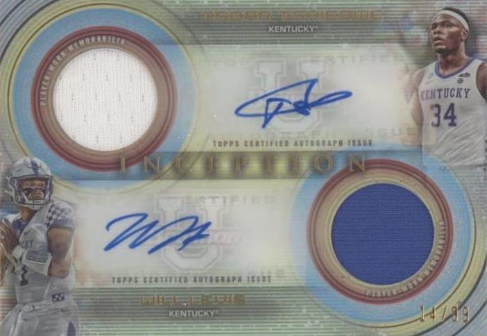 2022-23 Bowman Inception University - Dual Autograph Dual Relics Will ...
