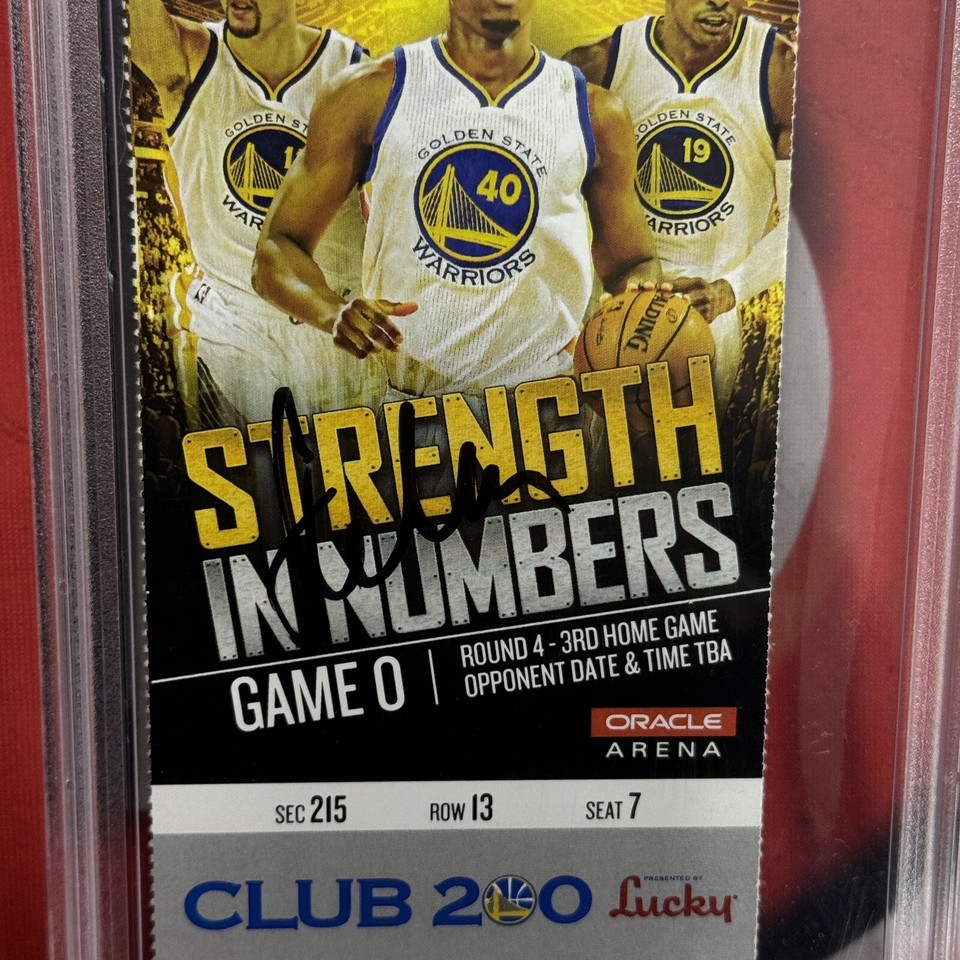 Steve Kerr Signed Auto Autograph 2015 Game 5 NBA Finals Ticket PSA ...