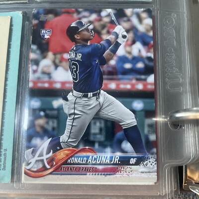 2018 Topps - Late Rookie Base Bat Up #698 Ronald Acuña Jr. (RC) | eBay
