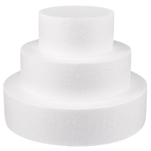 3 Pcs Fondant Cake Fake Cakes Foam Cake Molds Fake Cake Molds | eBay