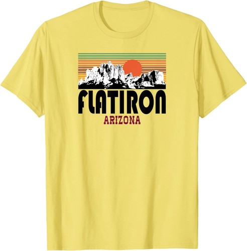 Retro Flat Iron Superstitions Mountain Arizona Shirt T-Shirt Hoodie | eBay