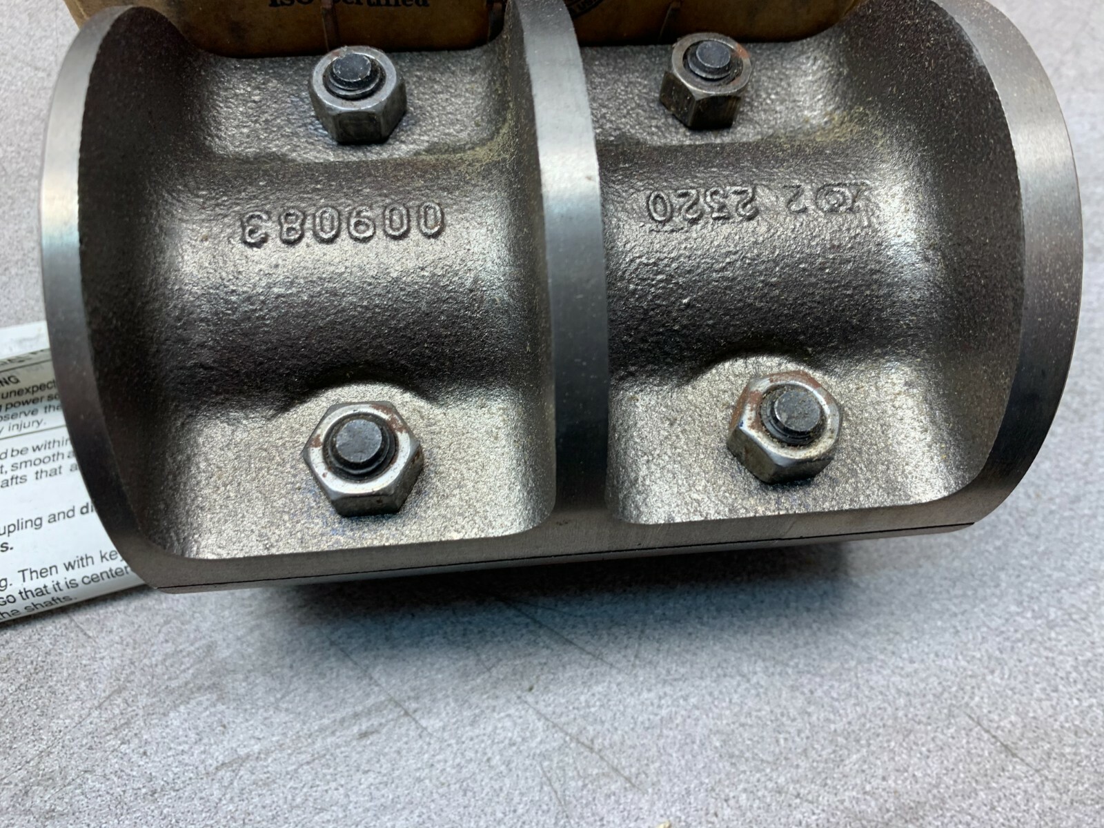 NEW IN BOX DODGE 1-3/16 RIBBED COUPLING ASSEMBLY 009002 | eBay