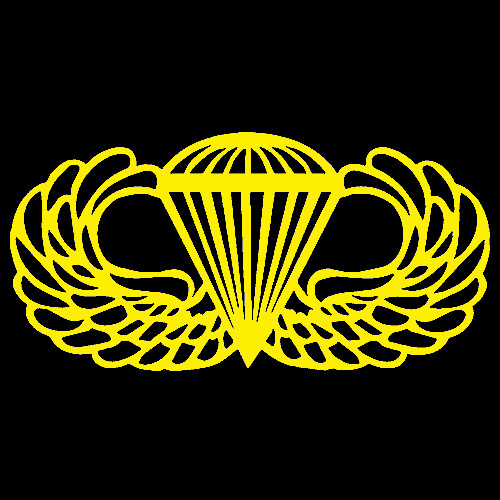 US ARMY Jump Wings sticker VINYL DECAL Star Military United States ...