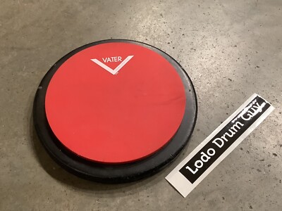 6" Vater Single Sided Percussion Drum Practice Pad RED #TR4 | eBay