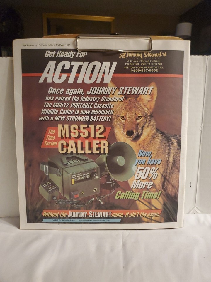The Trapper & Predator Caller April - May 1998, Vol. 23, No. 4 | eBay