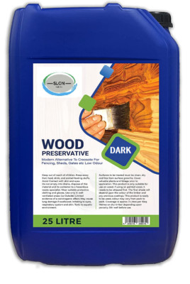 Wood preservative Dark 25ltr oil based creosote substitute Timber Wood ...