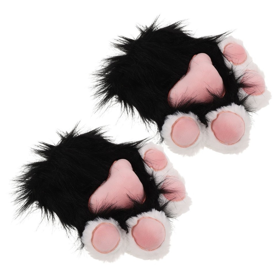 Animal Paw Gloves Kitten Cosplay Accessories Cat for Girls Costume ...