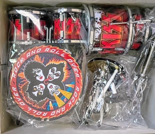 Peter Criss • Kiss • Exclusive Mini Drum Set | eBay
