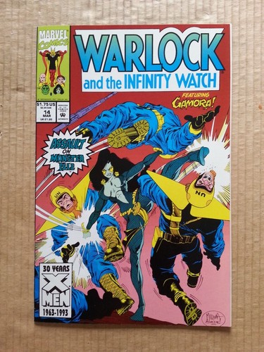 WARLOCK & THE INFINITY WATCH #14 NM- 1993 Marvel Comics GAMORA vs UN ...