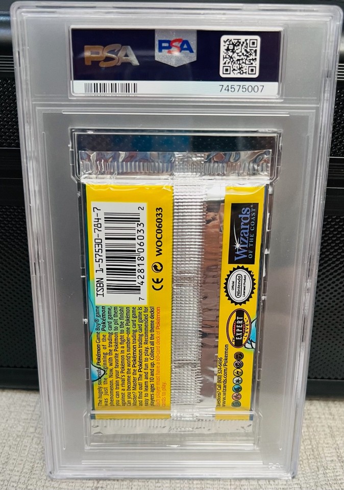 1999 WOTC Pokémon TCG Base Set NEW Booster Pack (Blastoise Art) Gem Mint PSA 8 | eBay