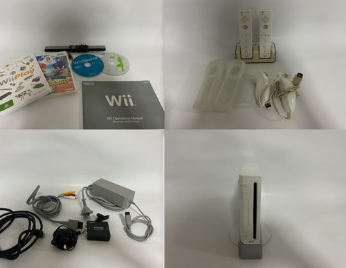 Nintendo Wii Console Bundle + 4 Games + Two Controllers, GameCube ...