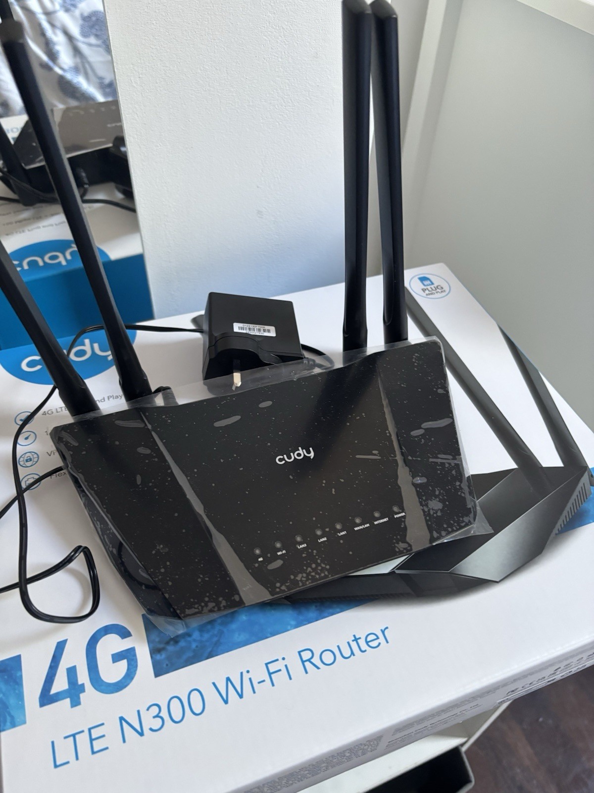 Cudy LT400 N300 WiFi 4G LTE Modem Router with SIM Card Slot | eBay UK