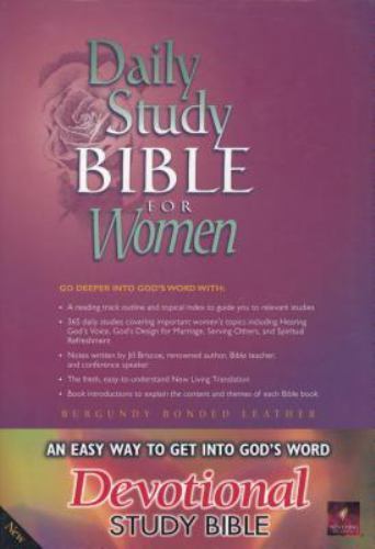 Daily Study Bible for Women, burgundy bonded (Daily Study Bible for ...