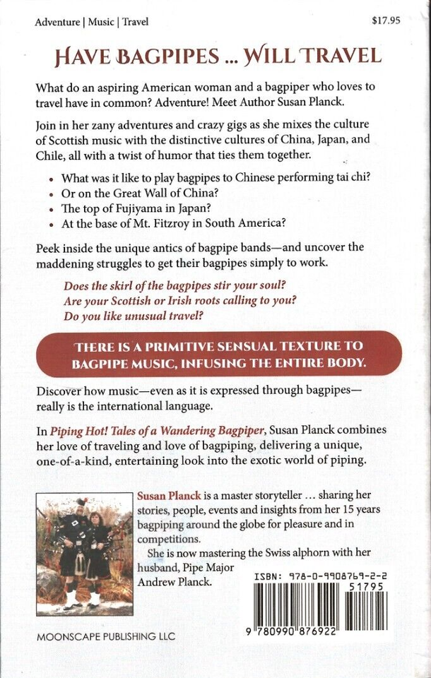 Piping Hot! : Tales of a Wandering Bagpiper by Susan Hadley Planck ...
