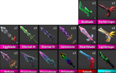 HUGE MEGA MM2 INVENTORY/BUNDLE - FAST DELIVERY VIRTUAL ITEMS🔥 | eBay UK