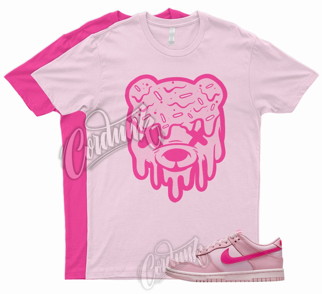 DRIPPY Shirt for N Dunk Low GS Triple Pink Light Valentines Day Soft ...