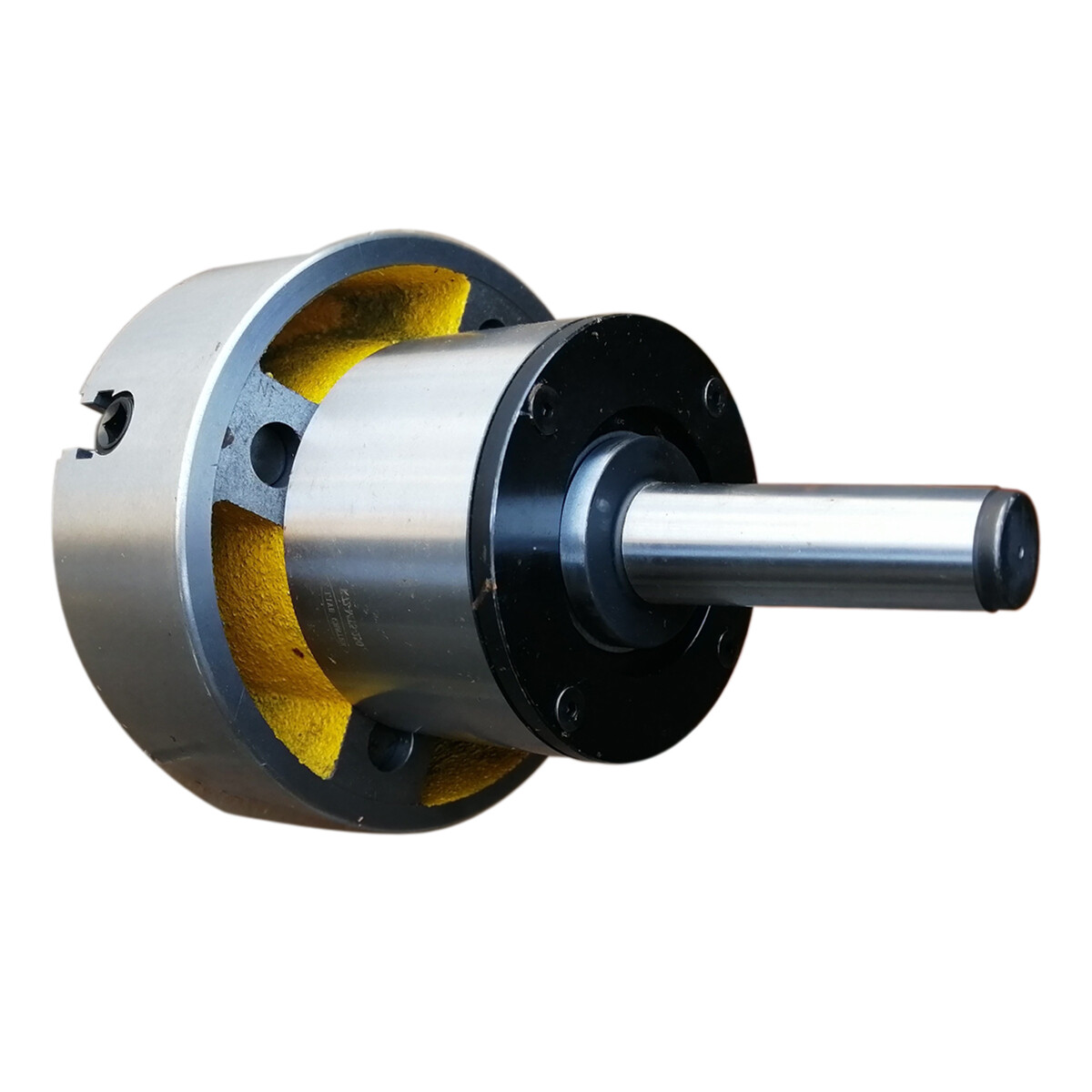 10" ( 10 inch) 4 Jaw Lathe Chuck with MT5 Shank Rotating Plate ...