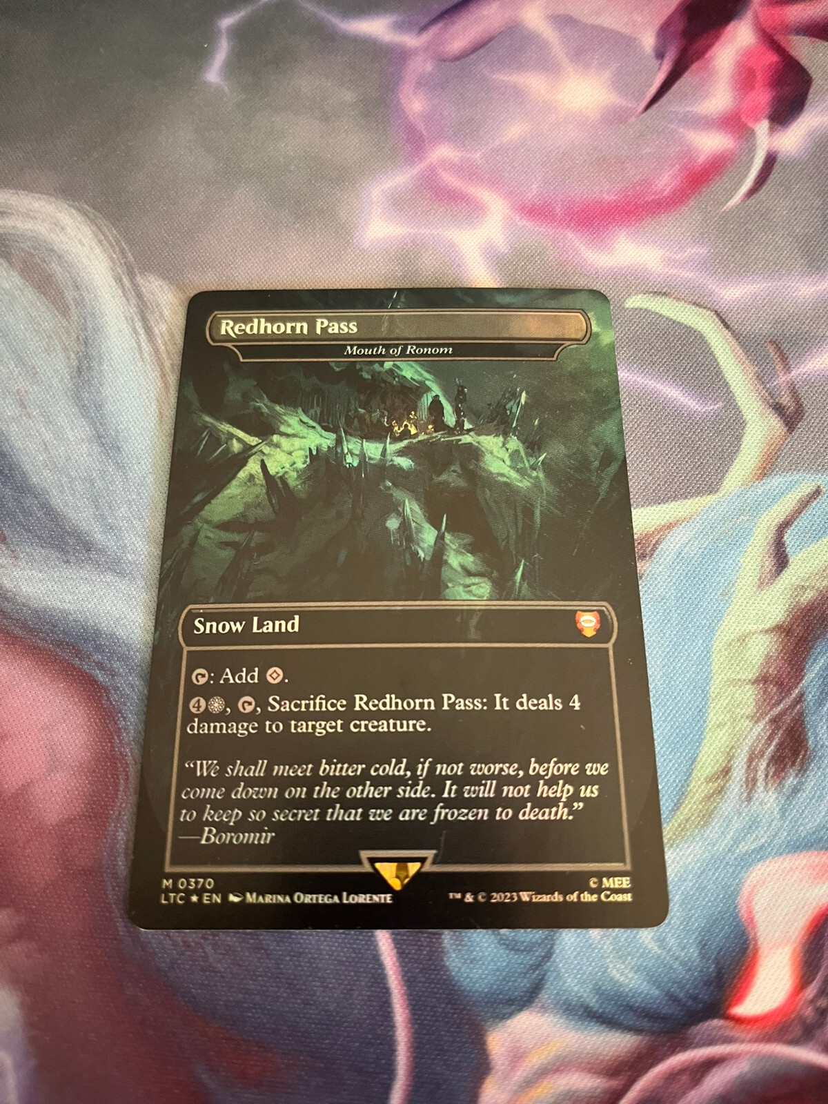 Redhorn Pass - Mouth of Ronom, FOIL, MTG Lord of the Rings, LOTR, MTG ...