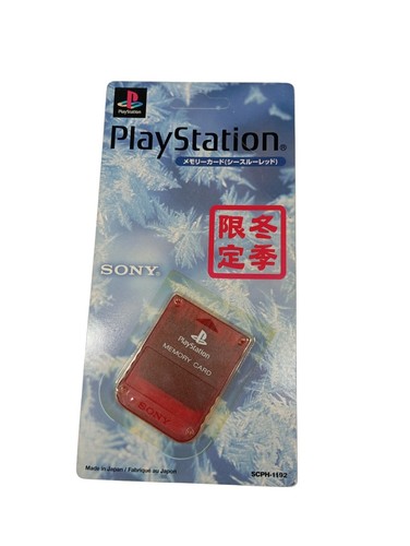 New Sealed Sony PS1 PlayStation 1 Genuine Memory Card OEM Official 1mb ...