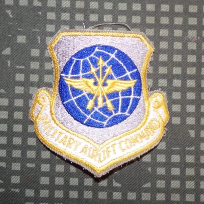 Vintage 1970s Original USAF MAC Military Airlift Command Embroidered C ...