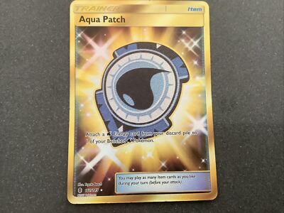 Pokémon TCG Aqua Patch Sun & Moon: Guardians Rising 161/145 Holo Secret ...