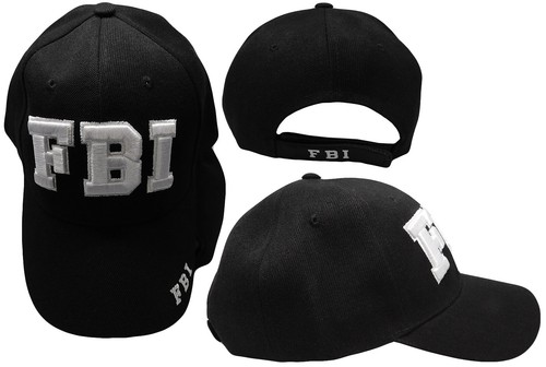 FBI Federal Bureau of Investigation Letters Embroidered Baseball Style ...