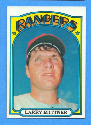 1972 Topps #122 Larry Biittner EX+ Rangers | eBay