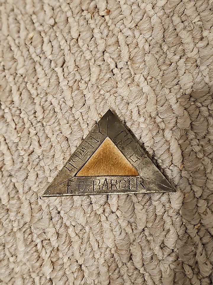 Civil War Id'd 4th Corps badge 2nd division Id'd To F.C.Barger 49th NY ...