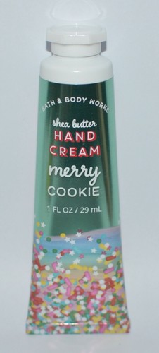 NEW BATH & BODY WORKS MERRY COOKIE HAND CREAM LOTION SHEA BUTTER TRAVEL ...