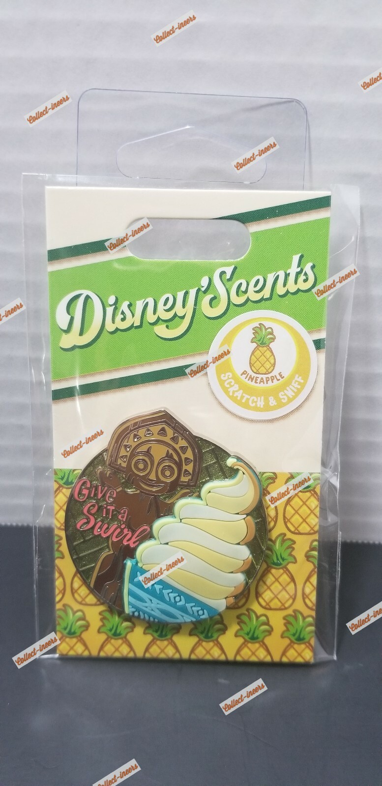 Disney Pin of the Month Scratch and Sniff Dole Whip LE 2000 Tiki Room ...