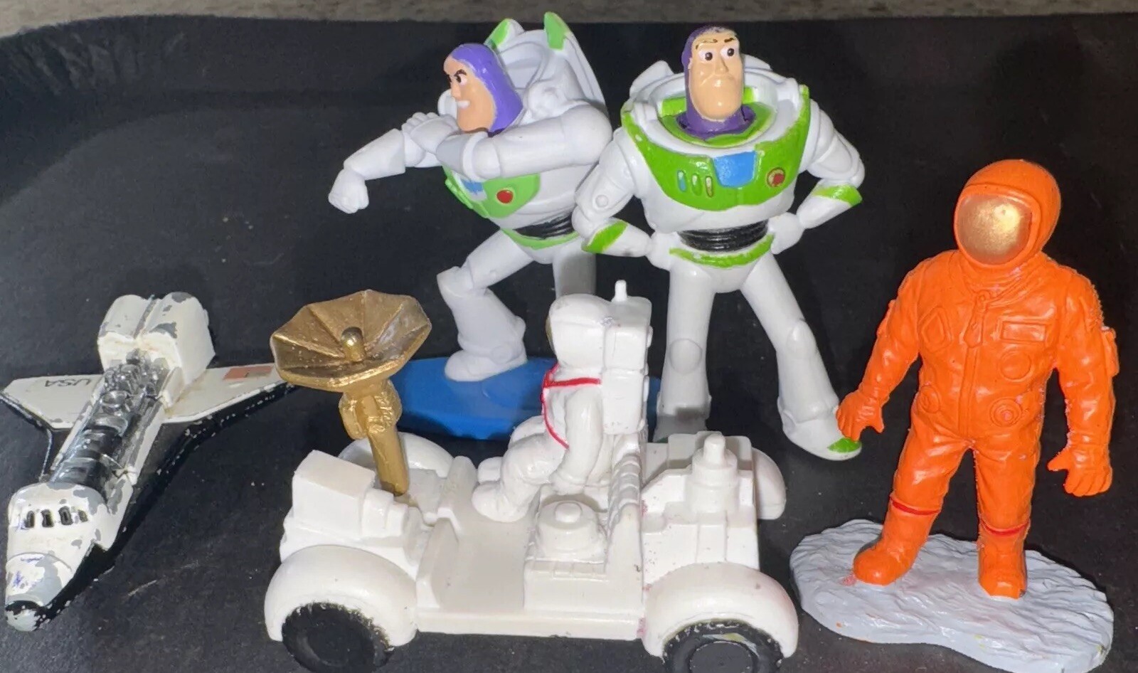 5 Pc Astronaut Toy Story Lot Buzz Lightyear Apollo Moon Rover Disney ...