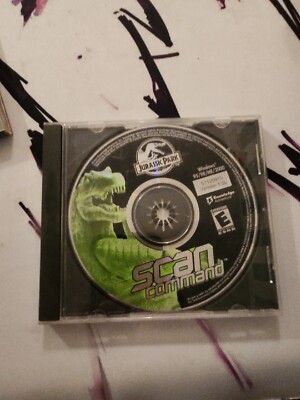JURASSIC PARK Scan Command Cd Rom PC Game ~ No Scanner | eBay