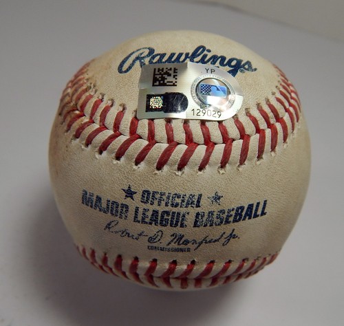 2022 Los Angeles Dodgers Marlins Game Used Baseball Pablo lopez Trea ...