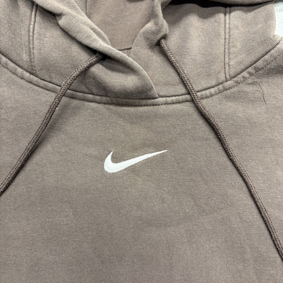 Nike Sportswear Phoenix Fleece Hoodie Women’s Small Brown Sweatshirt ...