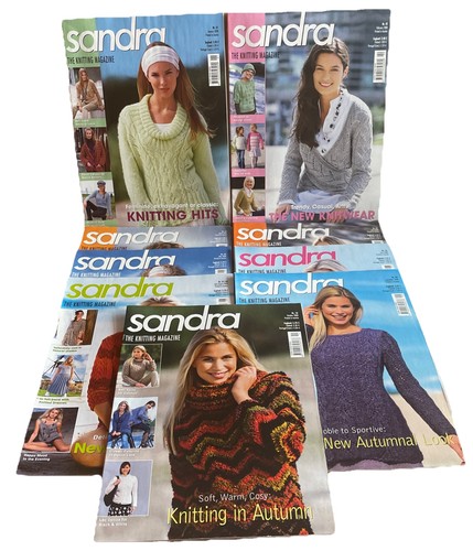 Sandra, The Knitting Magazine 2008 Ten Issues Jan - Oct | eBay