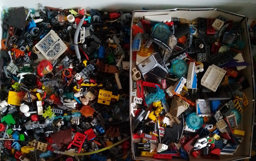 2000 pieces x Lego accessories joblot - ie Harry Potter minifigure ...