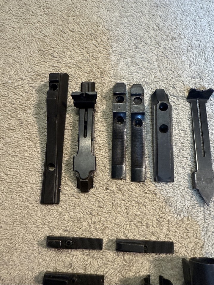 LOT OF RAMP TYPE FRONT RIFLE SIGHTS REAR SIGHTS PEEP SIGHTS VINTAGE Gun ...