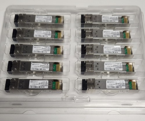 LOT OF 10 OSIOPTICS GP SFP2 1 Y OSI 1.25 Gbps GIGE Dell F10 Compatible ...